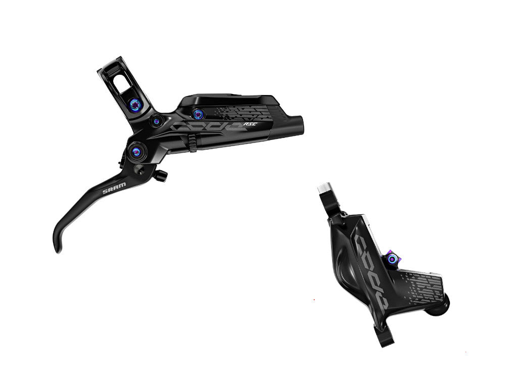 SALE: SRAM DISC BRAKE CODE RSC BLACK/RAINBOW PAIR – Treknology Bikes 3